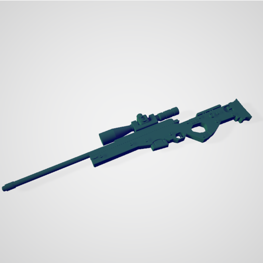 STL file AWM modelling (sniper rifle)・3D print model to download・Cults STL file AWM modelling (sniper rifle)・3D print model to download・Cults
