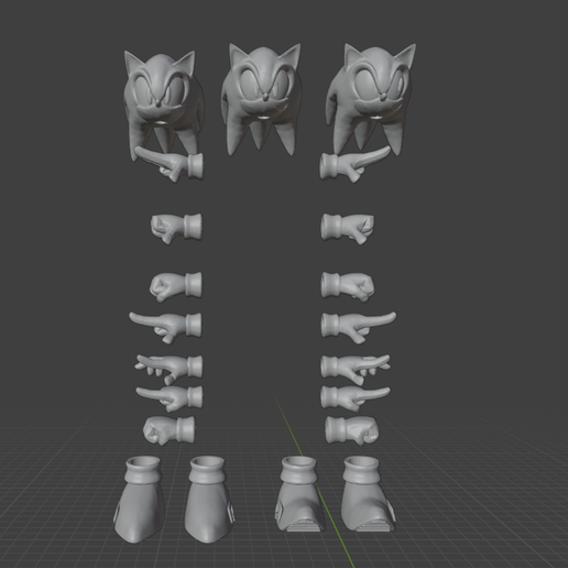 🆓 Jakks Pacific Akaneia Sonic Custom Parts For Free!・Free STL File for ...