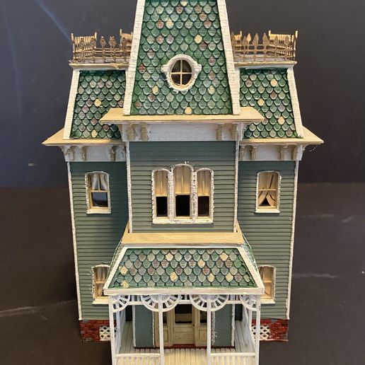 🏠 HO SCALE VICTORIAN HOUSE "THE BATES HOUSE"・ STL File for 3D printing ...