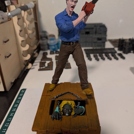 😵 Ash (Evil Dead)・3D Print with the Saturn IV Ultra 3D printer・Cults