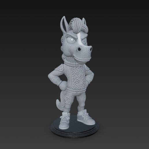 🐎 Modern Interpretation of a Classic Cartoon Style Anthropomorphic ...
