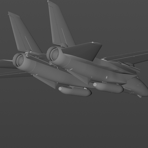 ️ US F-14A early version 3D model material・ OBJ File for 3D printing・Cults
