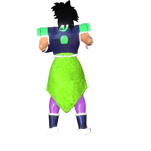 🐉 BROLY Goku DRAGON BALL Z DB SUPER DOWNLOAD RIGGED 3D MODEL FBX OBJ ...