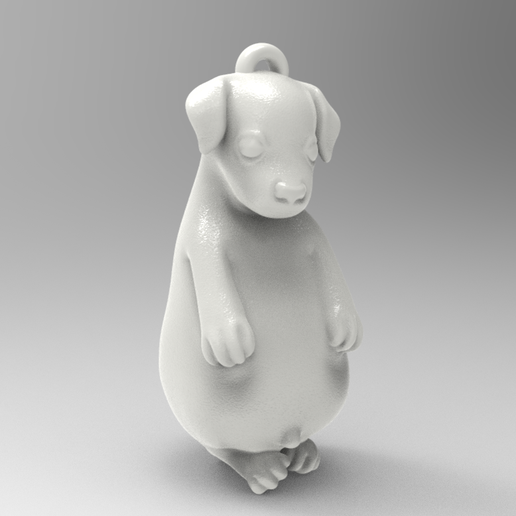 🗝️ perrito panzon・Archivo STL para Impresión 3D・Cults