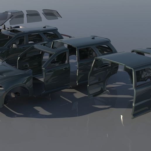 🚗 Dodge Durango SRT・ 3D File for ・Cults