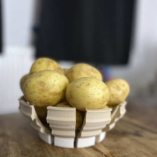 🧺 Flexible Basket with Snap-Fit Design for Fruits and Veggies | DIY ...