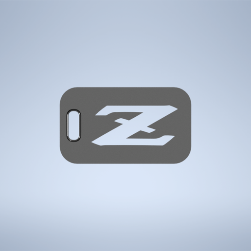 STL file Nissan Z logo emblem keychain keyring 🗝️ (OBJ and DWG)・3D ...