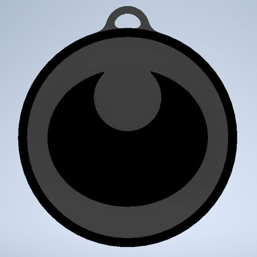 🐉 Pokemon Dark Type Energy Symbol・Free STL File for 3D printing・Cults