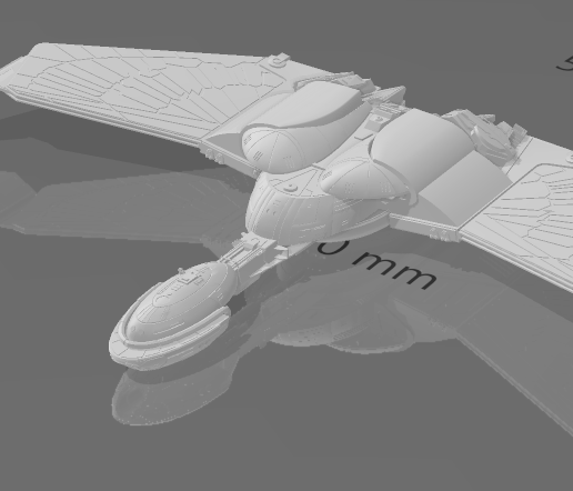 🐦 STO - Klingon - B'rel-class Bird of Prey・Free STL File for 3D ...