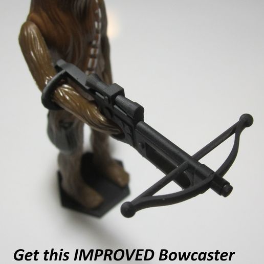 ⭐ Chewbacca Bowcaster for vintage figure - Star Wars Kenner・Free STL ...