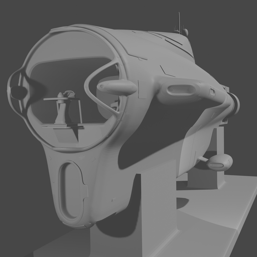 🚀 Subnautica Cyclops - Multiple options + Stand・ STL File for 3D printing・Cults