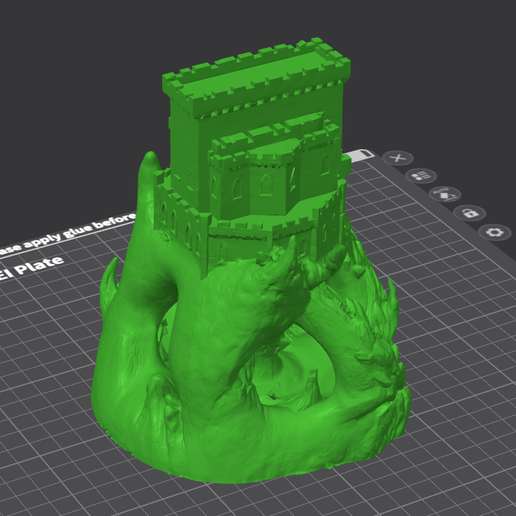 underwater cliffside