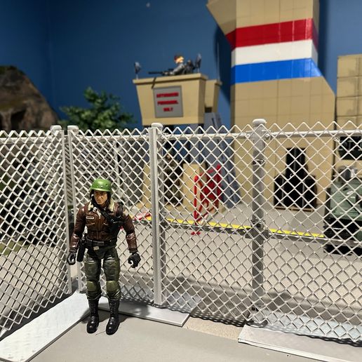 🔗 1/12 scale Chain link fence -STL only・ 3D File for 3D printing・Cults