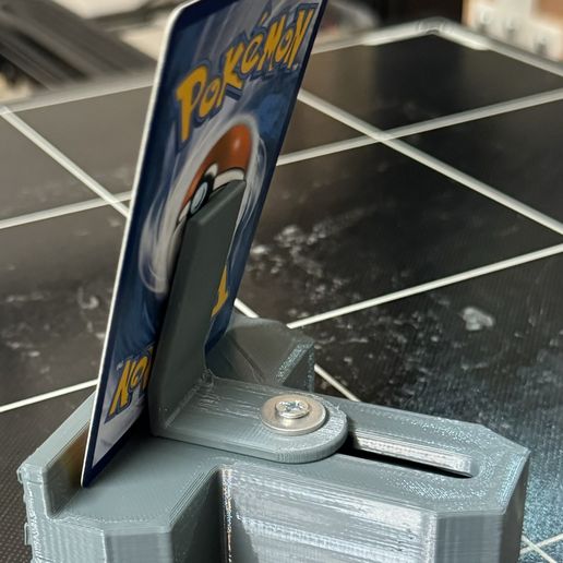 🏒 Adjustable-Customizable Trading Card Stand・ STL File for 3D printing ...