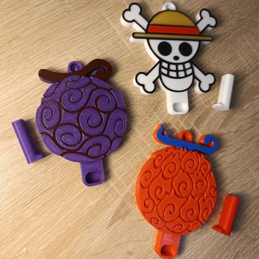 Free STL file ONE PIECE - HANGER SET / SET DE COLGADORES ♠️ ・3D printer ...