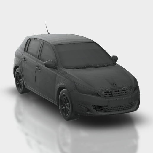 3D file Peugeot 308 2018 🚙 ・3D printer model to download・Cults