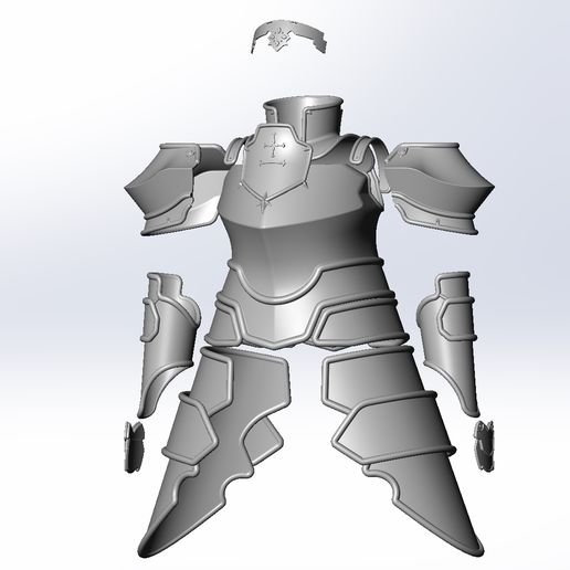 🗡️ Sword Art Online Alicization Integrity Knight Armor Set・Fichier STL ...