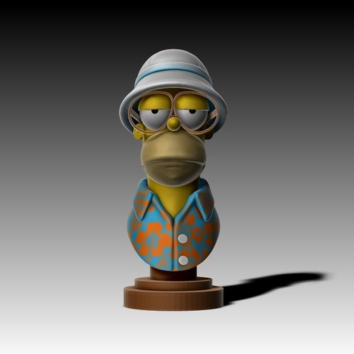 Archivo STL Homero Simpson - Homer Simpson 🦊 ・Design para impresora 3D ...