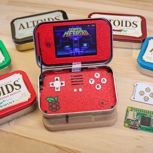 🎮 mintyPi Lite: Retro Gaming Handheld in an Altoids Tin・Free 3D File ...