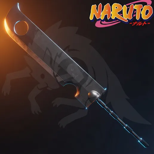 🗡️ Naruto – Kubikiribōchō (Executioner’s Blade) | Cosplay Sword STL・ 3D ...