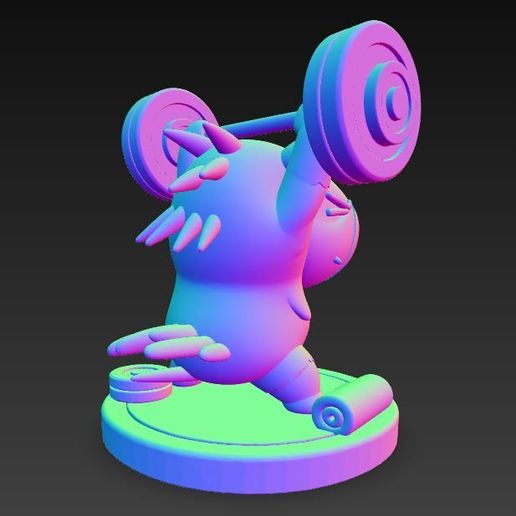 🦸 capybara gym・Archivo STL para Impresión 3D・Cults