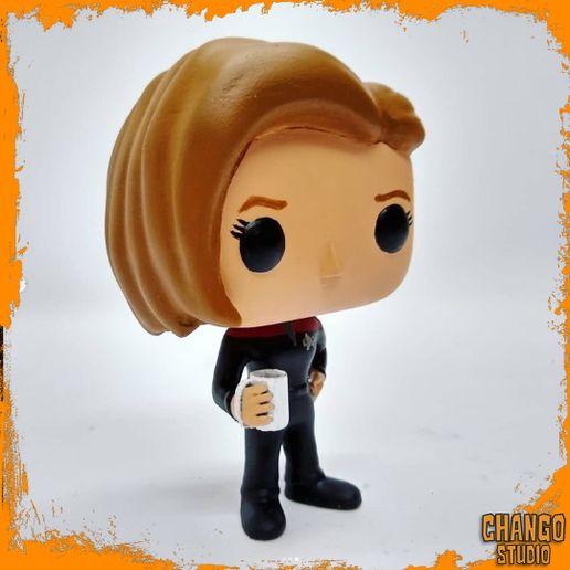 STL file Funko Captain Kathryn Janeway - Star Trek: Voyager ⭐ ・3D ...