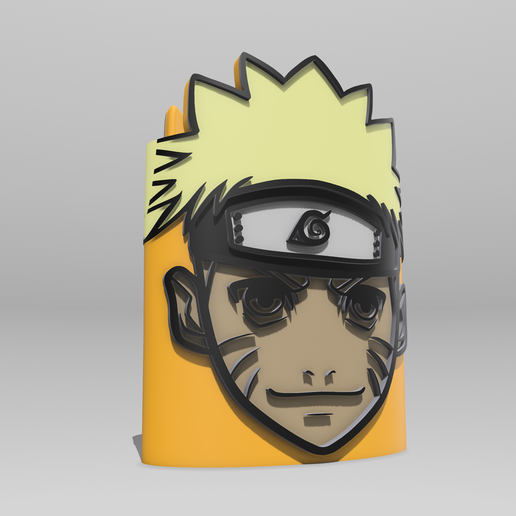STL file Naruto Pen holder for desk 🖊️ ・3D print model to download・Cults