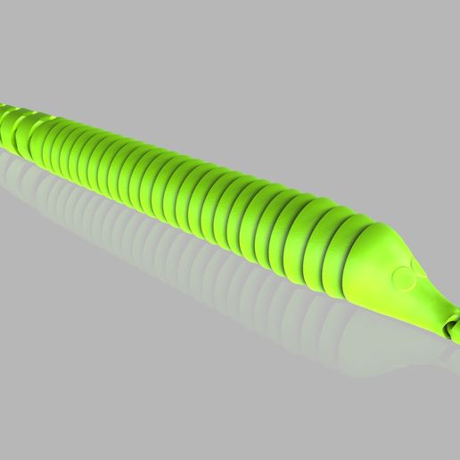 🪱 Squirmles like worm! Articulated magic worm- Flexi・ STL File for 3D ...