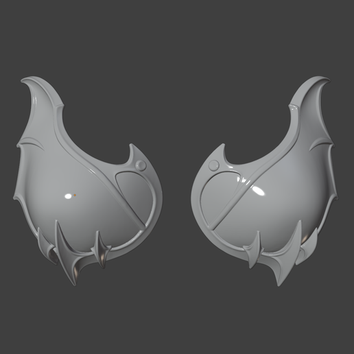 🎭 Copas Batwing Armor・Archivo STL para Impresión 3D・Cults