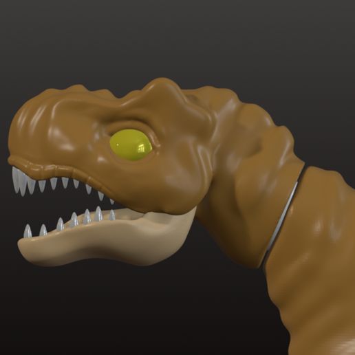 🦖 Tyrannosaurus rex T-Rex flexi articulated・ STL File for 3D printing・Cults