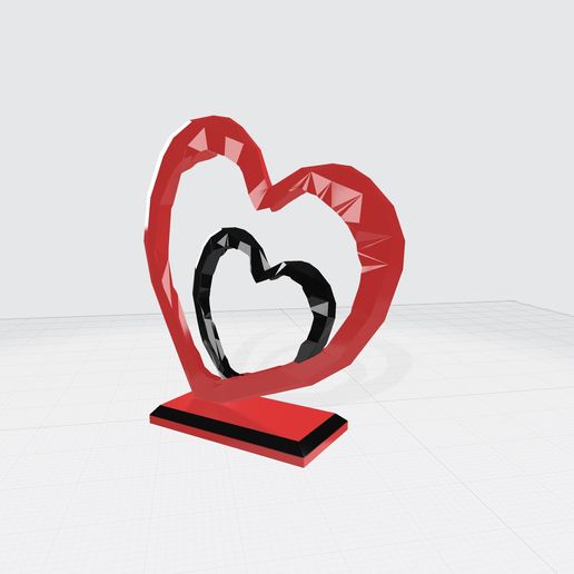 Archivo STL Corazón decorativo para San Valentín o Para la felicidad 🐉 ...