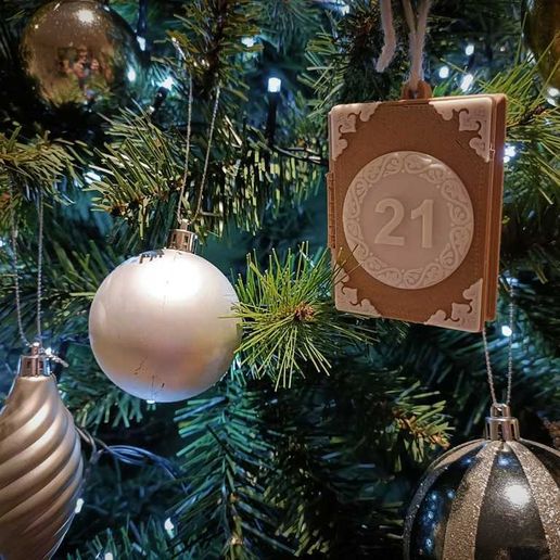 🎄 Advent Christmas Story - Tree Decoration Books・Free STL File for 3D ...