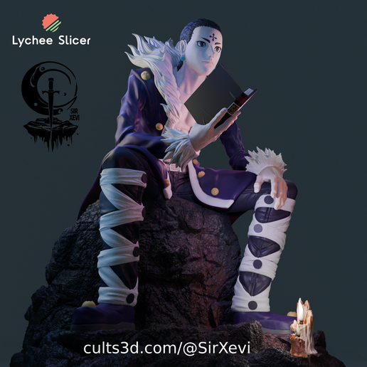 🗿 Chrollo Lucilfer HxH・ 3D File for 3D printing・Cults