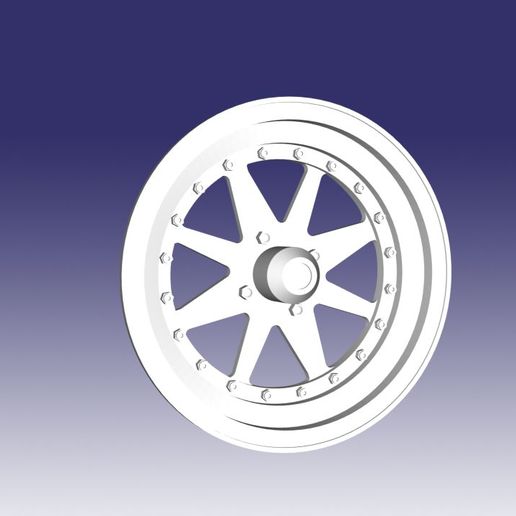🛞 Holeshot 15" wheel・ STL File for 3D printing・Cults