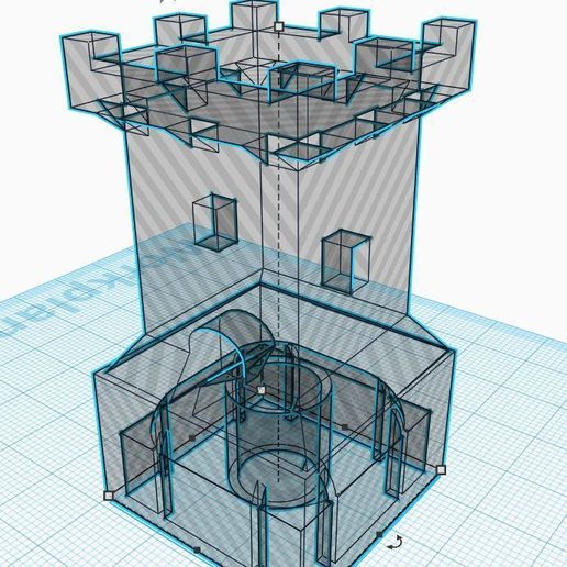 Free STL file Duplo Blocks 2x2 Castle 🏰 ・3D print design to download・Cults