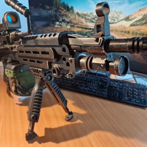 🔫 Handguard M-LOK airsoft M249・ STL File for 3D printing・Cults