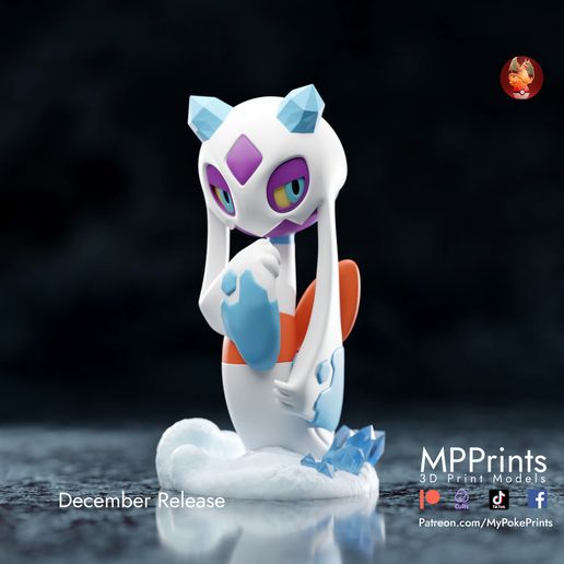 🐉 Froslass - presupported and multicolor・Free 3D File for 3D printing・Cults