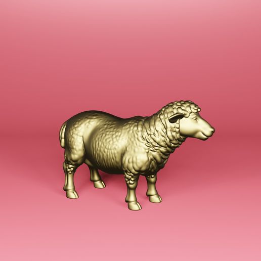 STL file Realistic Sheep STL – Highly Detailed Farm Animal 3D Print ...