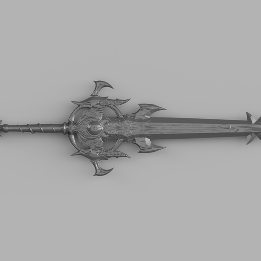 🗡️ Deathbringer Sword・ 3D File for ・Cults