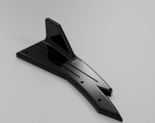 🚗 Universal Rear Splitter for all car types・ STL File for 3D printing・Cults