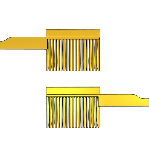STL file machine comb 🛠️ ・3D printable model to download・Cults