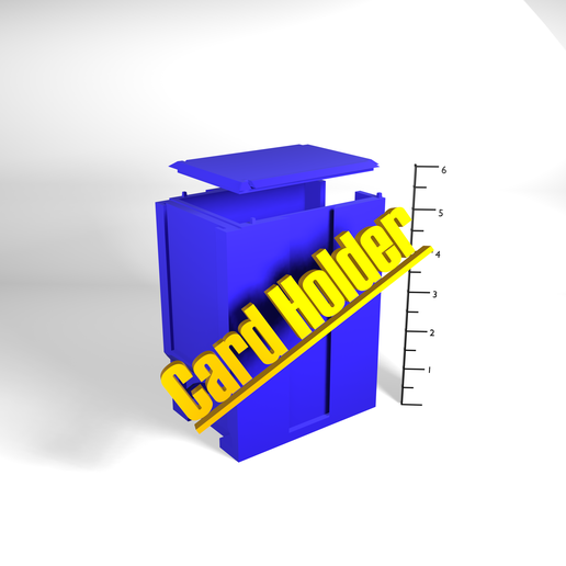 ♟ Card Holder・ STL File for 3D printing・Cults