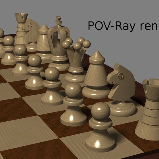 ♟️ Russian Chess Set・Free STL File for ・Cults