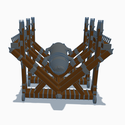 🐏 Lotr battle ram Grond・ STL File for 3D printing・Cults