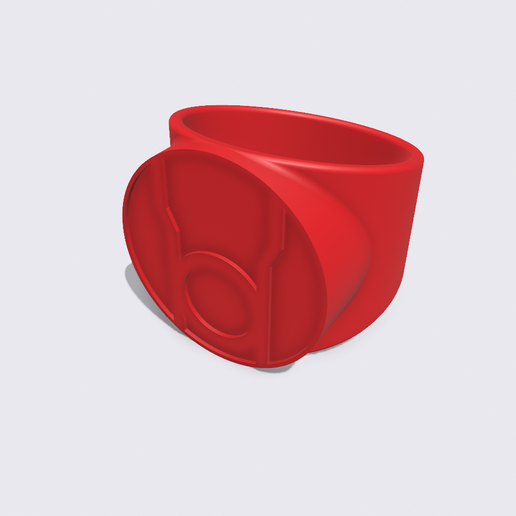 red lantern ring stl