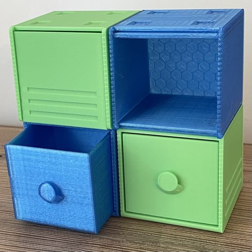 🤏 Small Stacking Boxes - Print-in-place Lid and Drawer・Free STL File ...