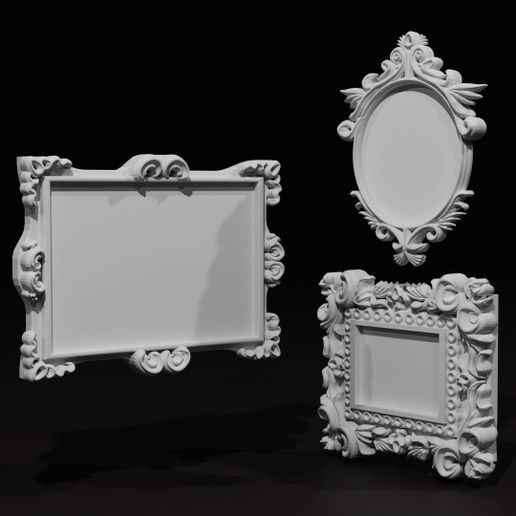 🎨 Decorative Frames - Trifolium Estate・ 3D File for 3D printing・Cults