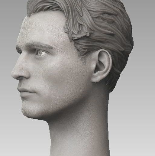 🤖 ONE6 Scale Head- Connor K800- Detroit Become Human・ STL File for 3D ...
