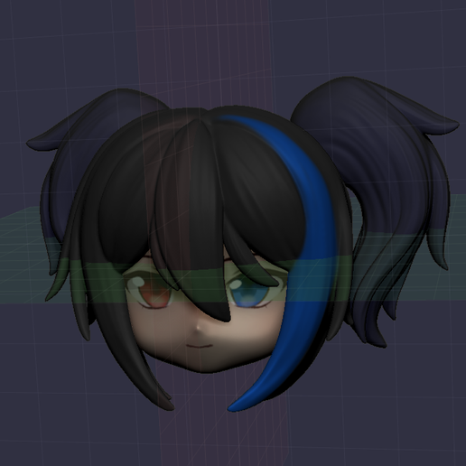 💇 YOKUNE RUKO (UTAU) OB11 NENDOROID HAIR STL FILE・ STL File for 3D ...