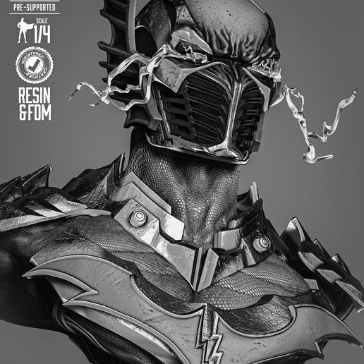 👤 B3DSERK RED DEATH PORTRAIT BUST READY FOR PRINTING・ 3D File for 3D ...